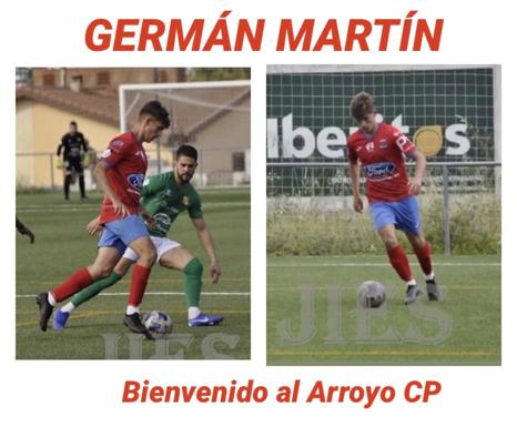 Germán Martín, nuevo fichaje del Arroyo CP | Arroyo de la Luz - Hoy