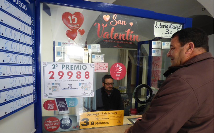 El segundo premio de la Lotería Nacional del 14 de febrero dejó en ...