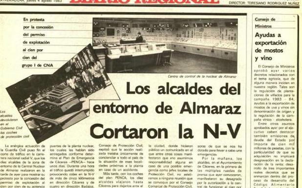 Almaraz Y Su Entorno Se Alían Contra La Central Nuclear Hoy 